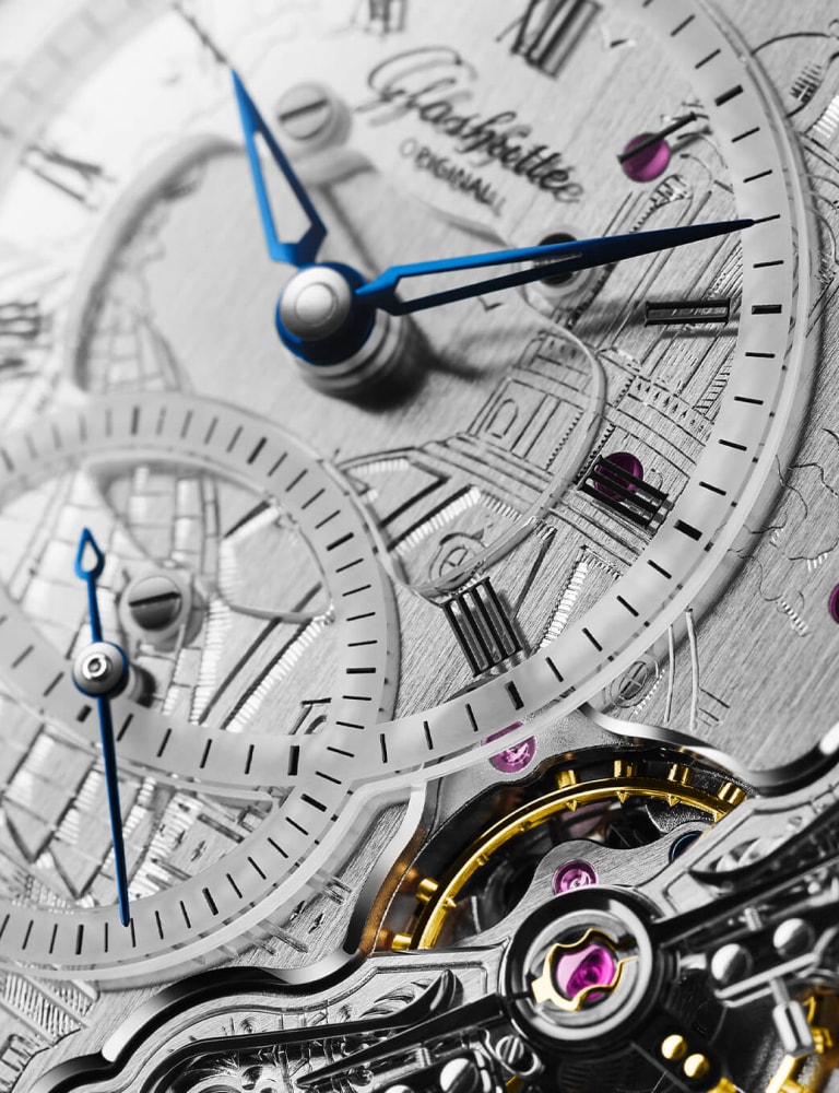 偏心自动机芯倒置腕表 1-91-03-01-03-61 - Glashütte Original